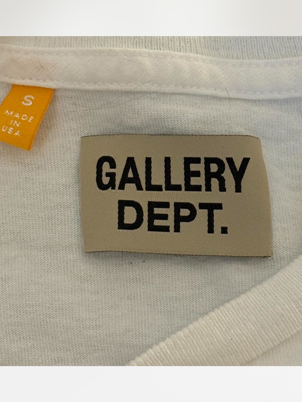 Gallery Dept Shirts Authentic Gallery Dept White French Logo Tshirt